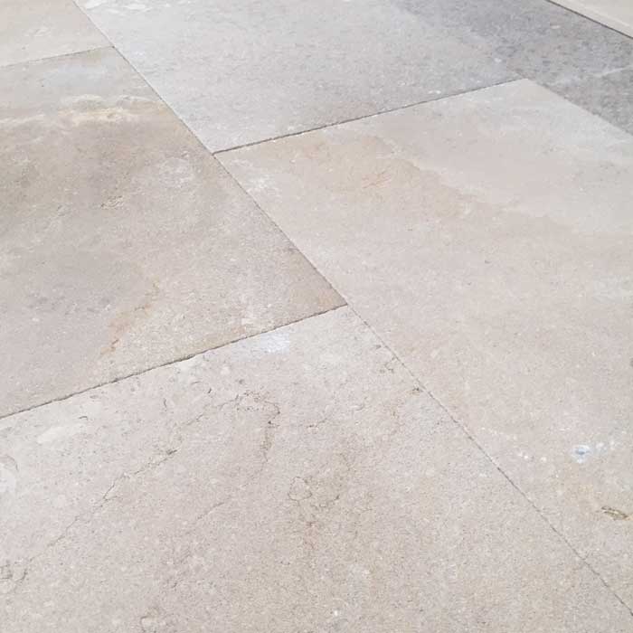 Antiqued French limestone flooring | Natural Stone Consulting