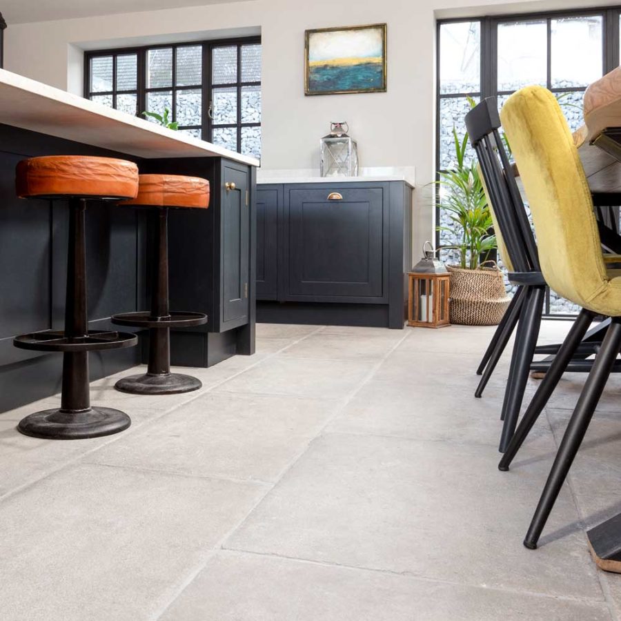 Antiqued grey barr limestone - Natural Stone Consulting