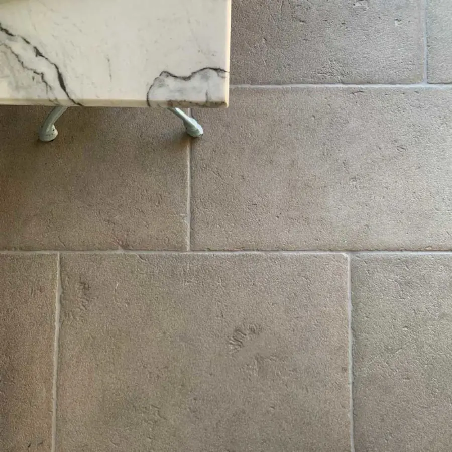 Manoir grey authentic French limestone flooring - Natural Stone Consulting