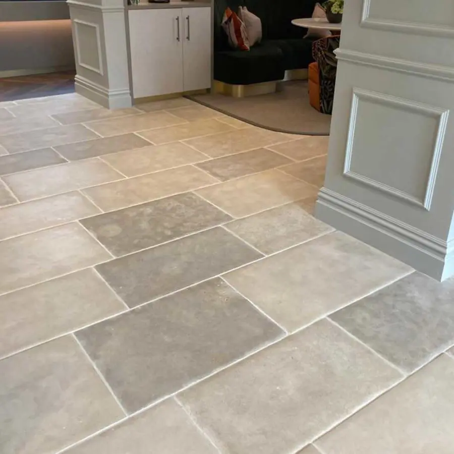 Reclaimed antique English Yorkstone flooring - Natural Stone Consulting