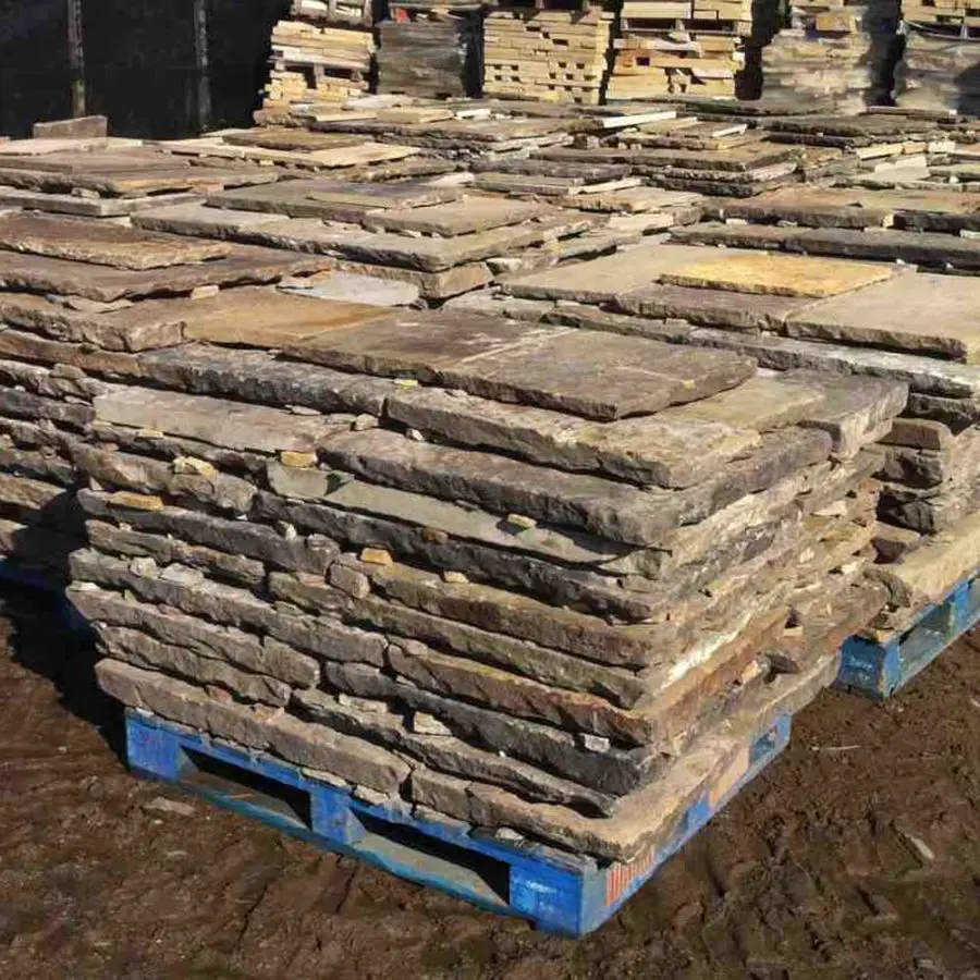 Reclaimed Yorkstone paving - Natural Stone Consulting