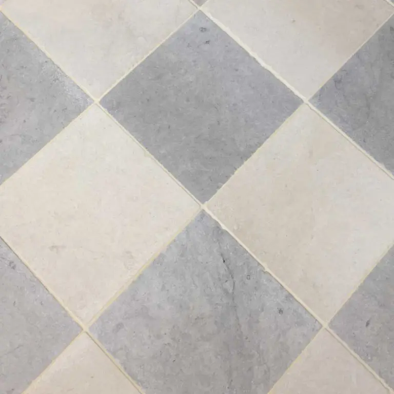 Pietra grey marble checkered floor - Natural Stone Consulting
