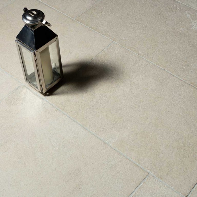 Manoir grey authentic French limestone flooring - Natural Stone Consulting