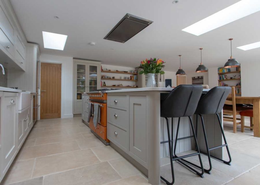 Case study: A traditional kitchen stone floor for family home - Natural ...