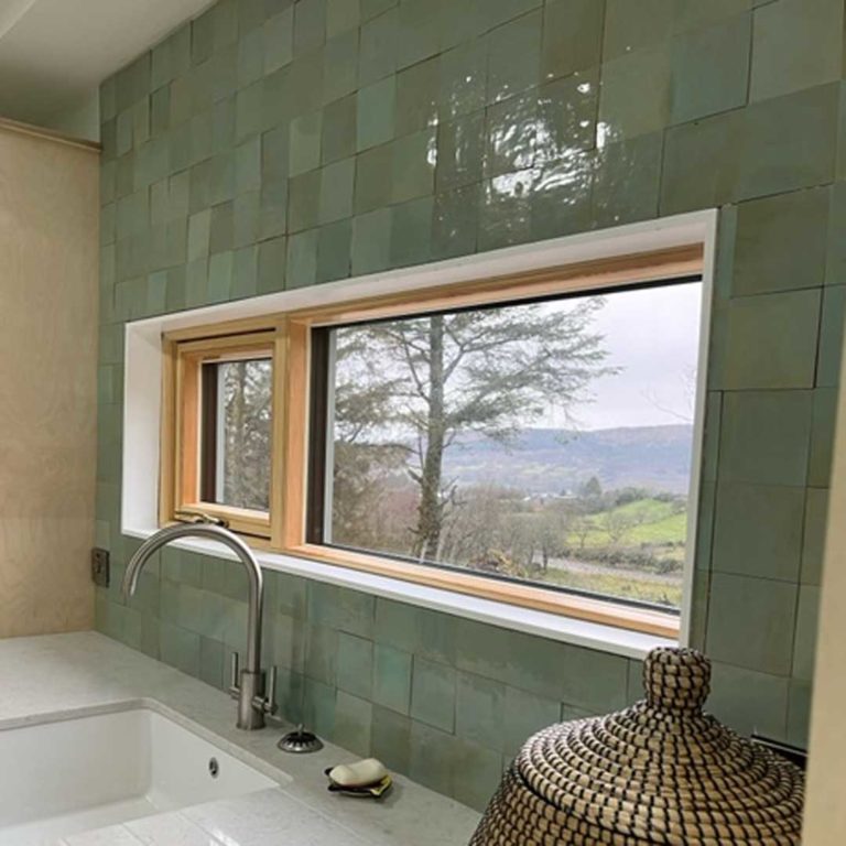 Mint green Zellige tiles - Natural Stone Consulting