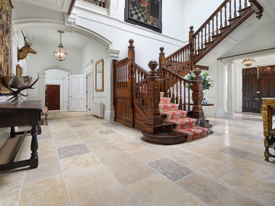 Hallway stone flooring - Natural Stone Consulting