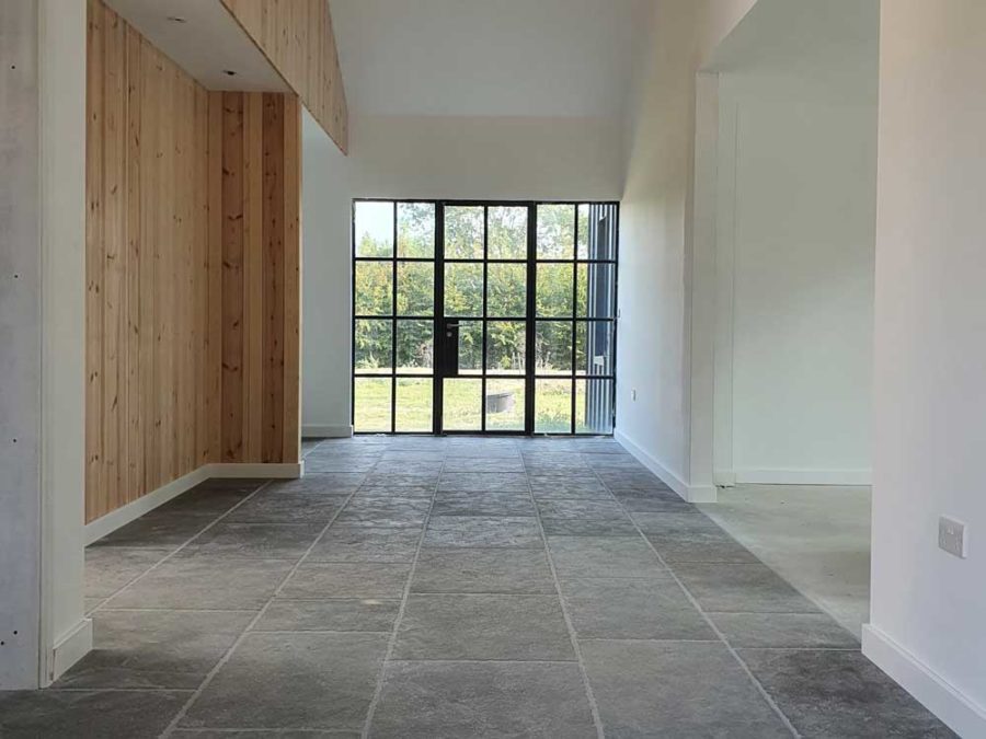 Hallway stone flooring - Natural Stone Consulting