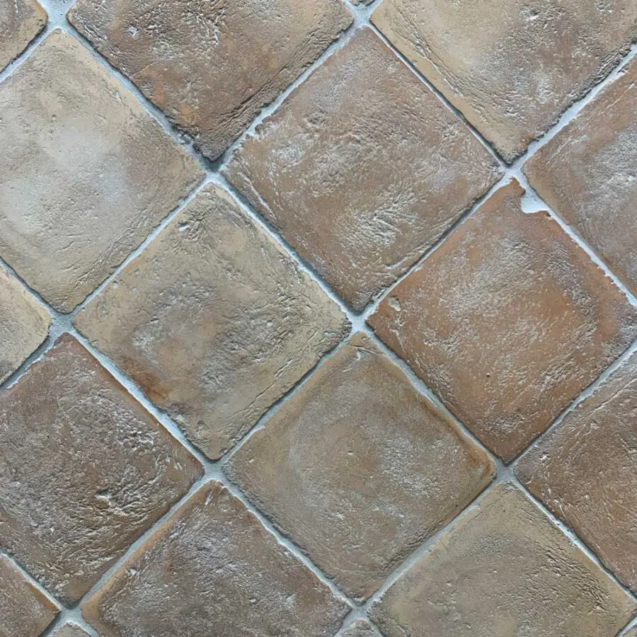 Italian terracotta square tiles - Natural Stone Consulting